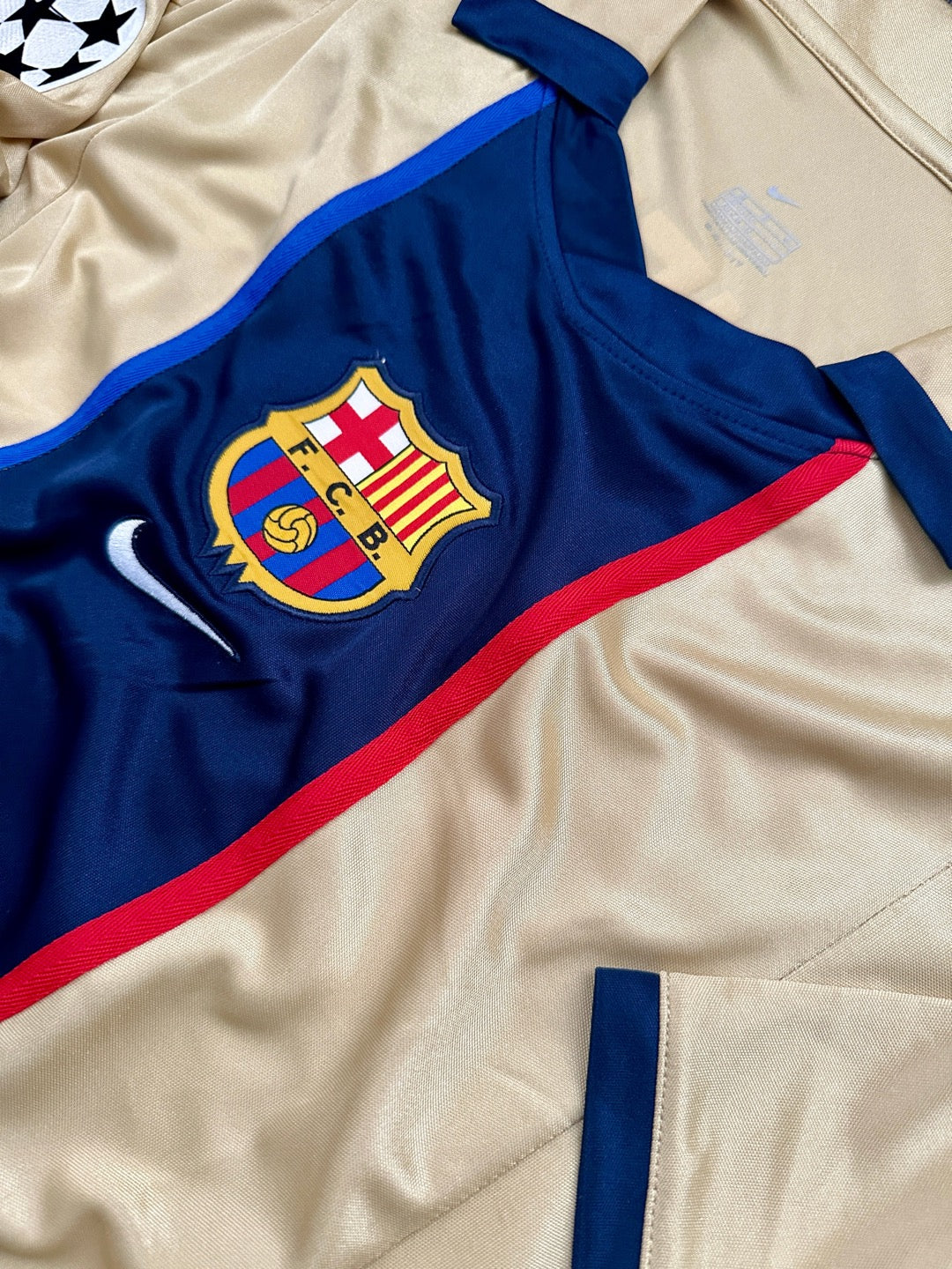 Jersey Retro Barcelona 2001 2002 Champions League Riquelme – FUTTROLSMX